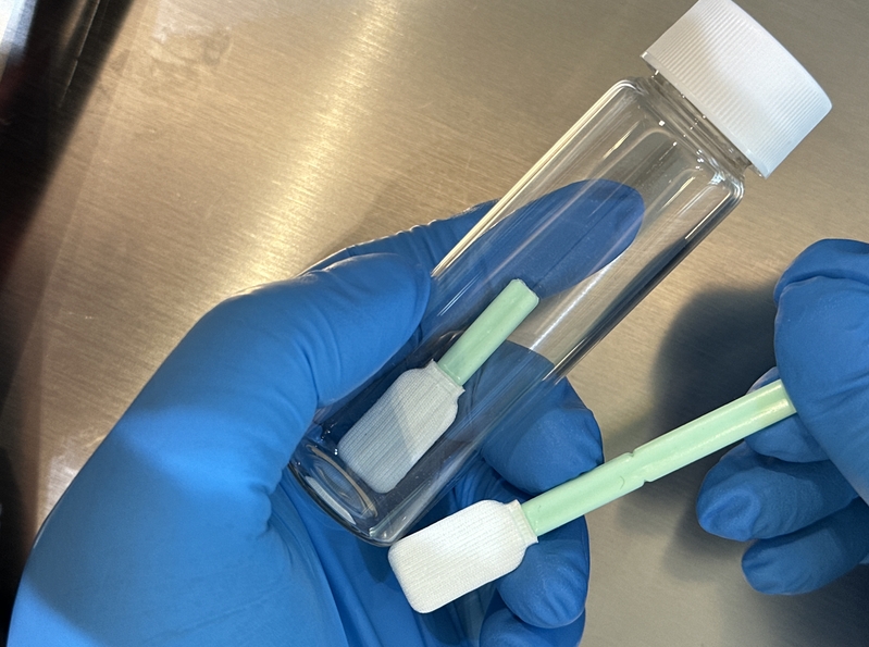 TOC清洁验证棉签擦拭取样流程 - 清洁验证棉签 无菌采样拭子 植绒拭子 细胞保存液 细胞培养基 医疗器械生产商